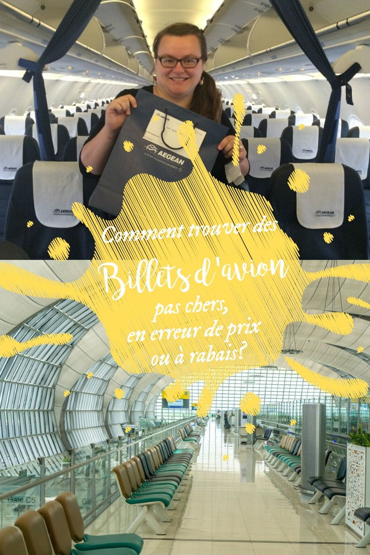 Billets d'avion pas chers ou en erreur de prix: comment les trouver?