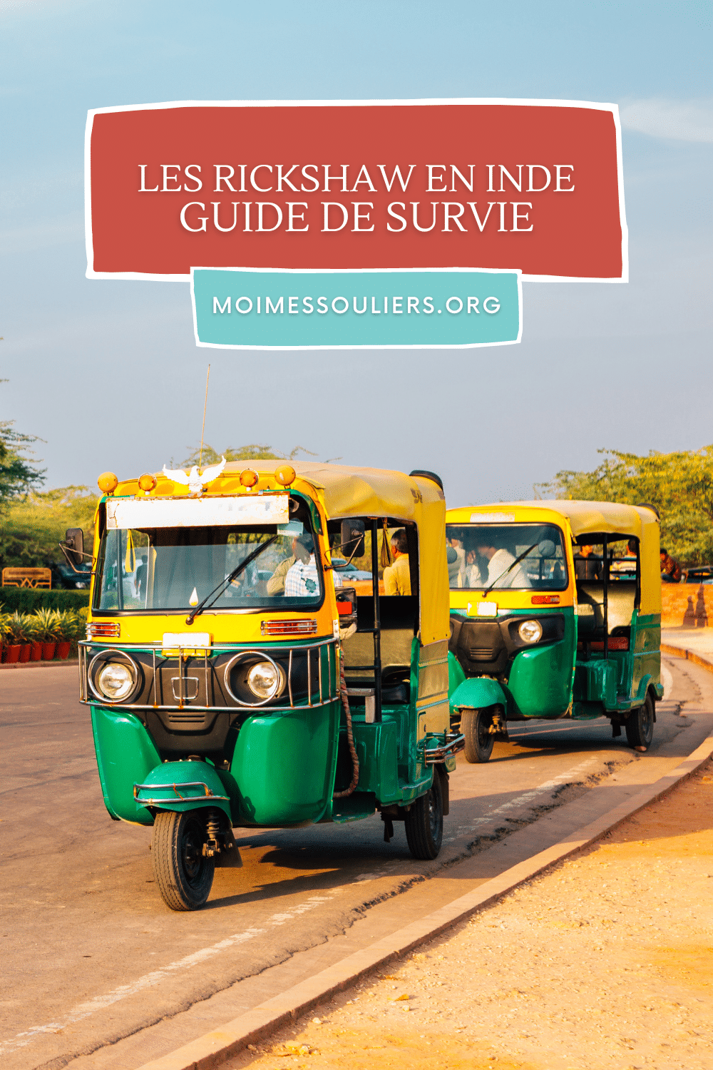 Les "rickshaw" en Inde : guide de survie - Moi, mes souliers