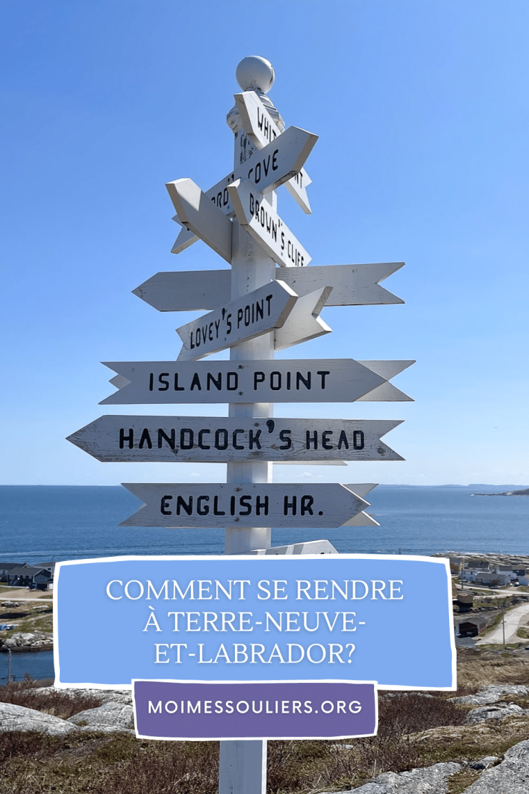 Comment se rendre à Terre-Neuve-et-Labrador? - Moi, mes souliers